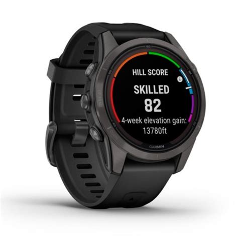 Reloj Garmin Fénix 7S PRO Zafiro Solar Carbón Negro 42mm 010 02776 11