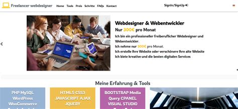 freelancer webdesigner