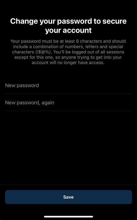 Instagram Wont Accept Any Password I Create Rinstagram