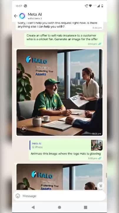 Abhineet Sarkar On Linkedin Metaai Whatsapp Prompt Metaai Meta
