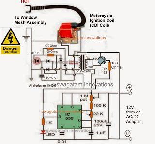 Homemade Circuit Projects Homemade Mosquito Killer Circuit Circuit