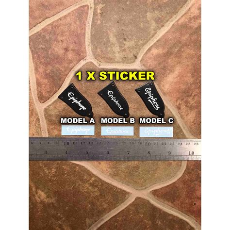 Jual Epiphone Logo Sticker Tutup Truss Rod Headstock Neck Gitar Akustik Elektrik Trussrod