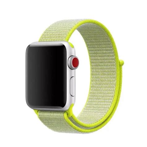 Pulseira Nylon Loopi Velcro Para Apple Watch Iwo Champion E Tamanhos Mm Mm