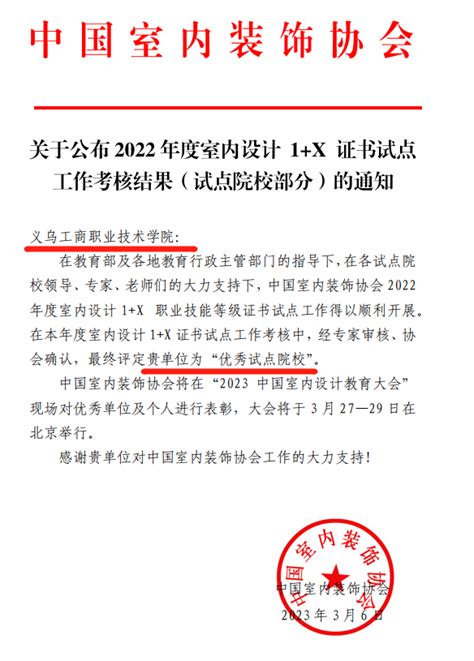 建筑工程学院1x职业技能等级证书试点项目荣获多项表彰 义乌工商学院 建筑工程学院
