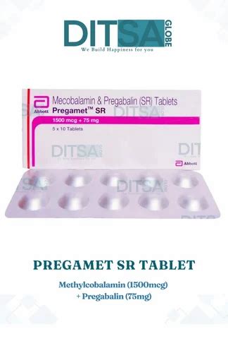 Pregamet Sr Tablet At ₹ 179 Strip Methylcobalamin Tablets In Surat Id 2855480330488