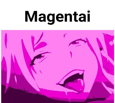 And just like Nux's gentai videos, magenta doesn't exist on the spectrum : r/NuxTakuSubmissions