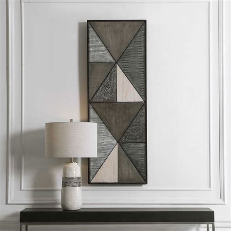 Tribeca Modern Wall Panel Uttermost Furniture Cart