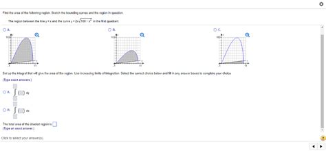 Solved Find The Area Of The Following Region Sketch The Chegg Com