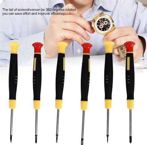 Buy 6pcs Small Screwdriver Kit Flathead Head Magnetic Screwdriver Set