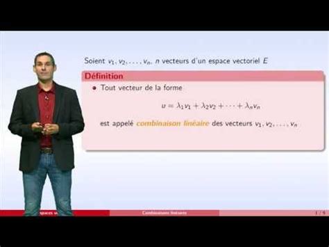 Espaces Vectoriels Partie Sous Espace Vectoriel Milieu Maths