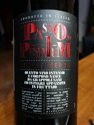 Enoitalia Antiche Viti Passo Pendium Appassimento Vivino Us