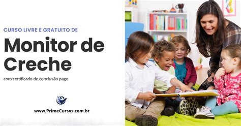 Curso De Monitor De Creche Online Grátis Prime Cursos