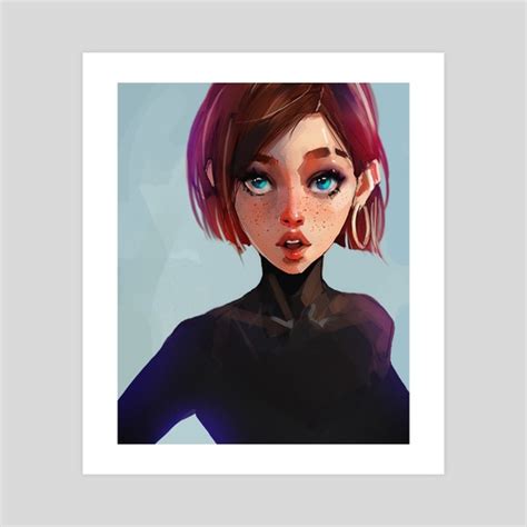 Leah Model An Art Print By Davo Xime Inprnt
