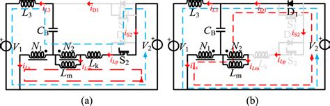 The Equivalent Circuit Of The Operation Modes In The Step Up Mode A