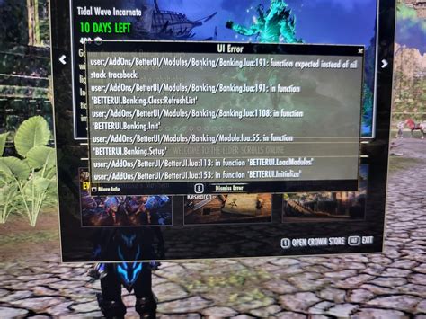 Better Ui Issue Not Sure How To Fix Please Help Relderscrollsonline