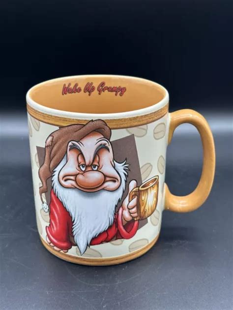 Disney Andwake Up Grumpy Snow White Seven Dwarfs Coffee Mug £1843