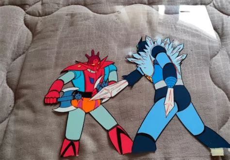 Getter Getta Space Jet Robot G Anime Cel Rodovetro Japan Jeeg Mazinga Goldrake Eur 199 00