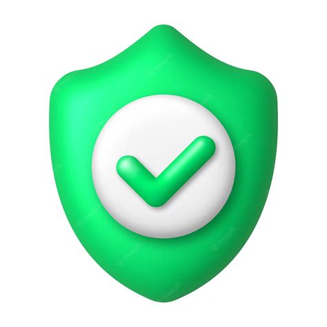 Premium Vector Green Checkmark And Shield Security And Protection