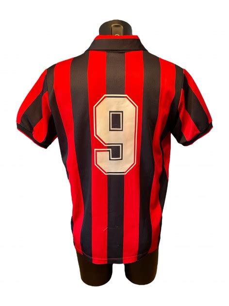 Maglia Gara Marco Van Basten Milan 199091 Charitystars