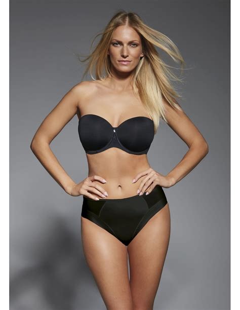 Plus Size Bra Strapless Balcony Band With Preformed Cups Krisline