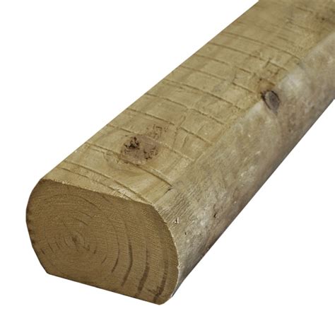 Severe Weather Pressure Treated Landscape Timber Actual 28 In X 325