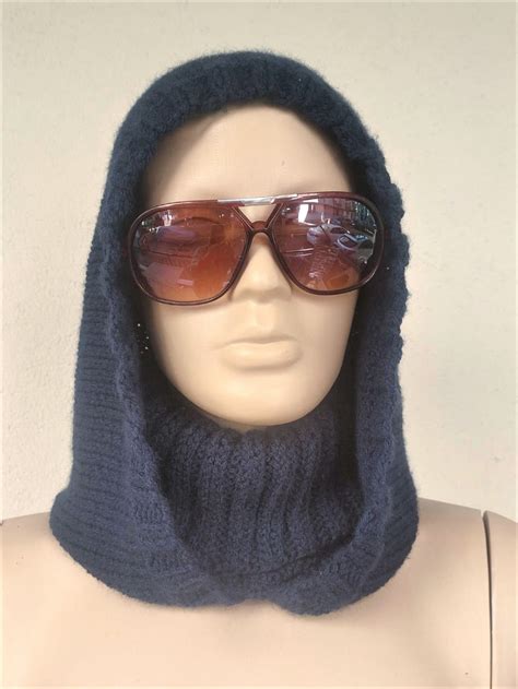 Hooded Scarf Womens Snood Knitted Hooded Scarf Hat Snood Hat Hood