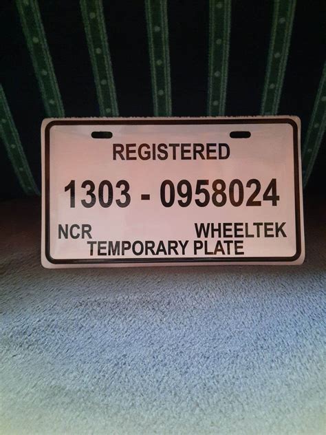 Temporary Plate Number For Motorcycle New Lto Layout Format And Size