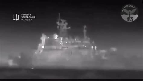 Footage Of The Ropucha Class Lst Caesar Kunikov Bdk 64 Being Attacked