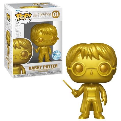 Funko Pop Harry Potter Nº 01 Metálica Gold Edition