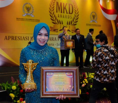 Anggota DPR RI Athari Raih Penghargaan MKD Award 2023 Ini Prestasinya