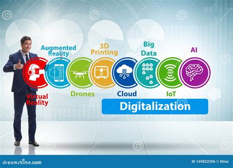 Digital Transformation And Digitalization Technology Concept Stock