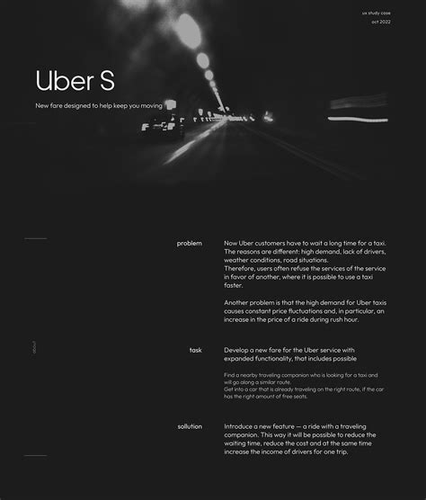 Uber App Ux Case Study Behance