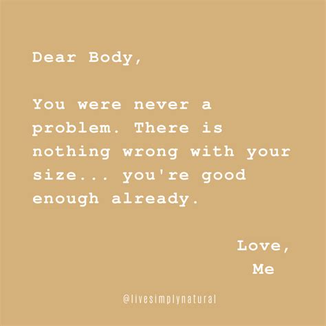Body Positive Quotes For Better Body Image Live Simply Natural