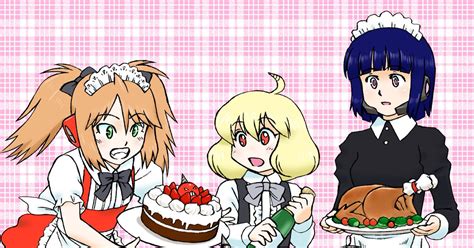 描かせていただきました 【機娘電撃作戦】love♡スパイラル・ガールズ【アフター】 あずまsixのイラスト Pixiv