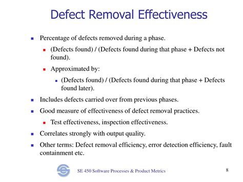 PPT Defect Removal Metrics PowerPoint Presentation Free Download ID 6705256