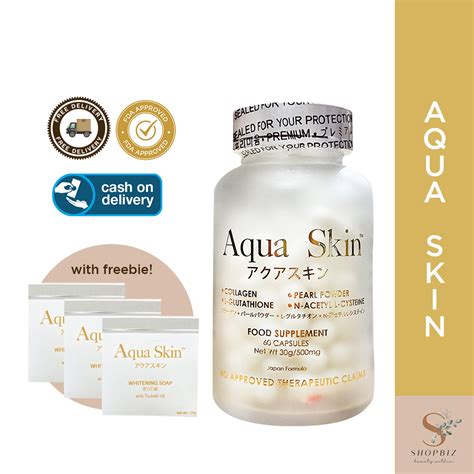Authentic Aqua Skin Glutathione Japan Made 60 Capsules Lazada Ph