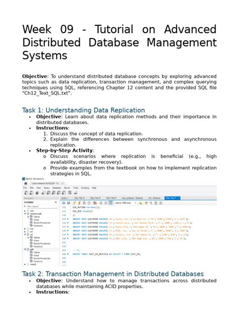 Week09 Tutorial Pdf Databases Replication Computing