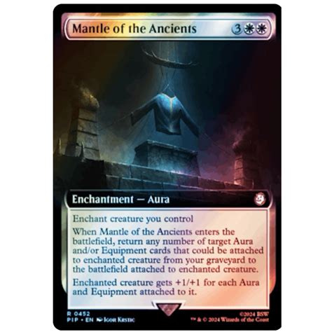 Universes Beyond Fallout Variants Foil Mantle Of The Ancients 0452
