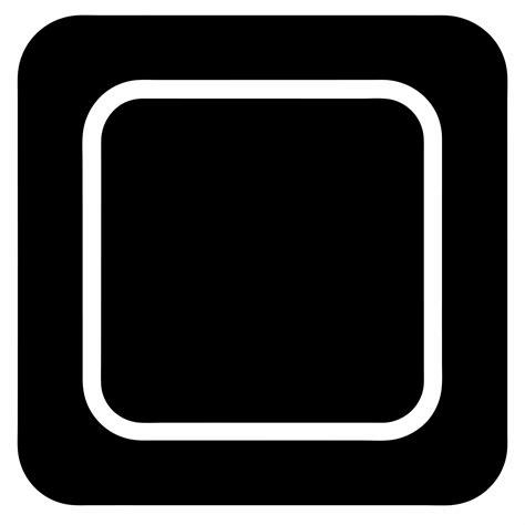 Draw Square Black Fill Icon 48264662 Vector Art At Vecteezy