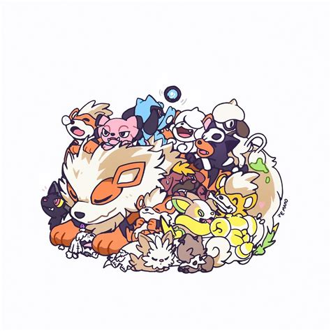 Mamobot Arcanine Electrike Fidough Greavard Growlithe Hisuian Growlithe Houndour