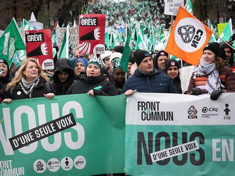 More Than 10 Of Quebecs Labour Force Is Poised To Go On Strike