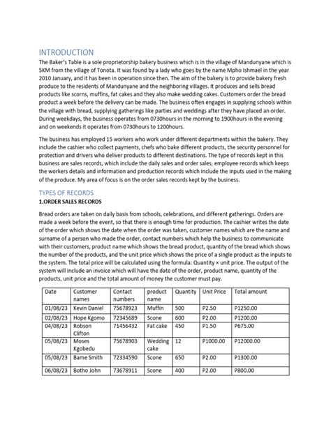 Sample Project Pdf Databases Microsoft Access