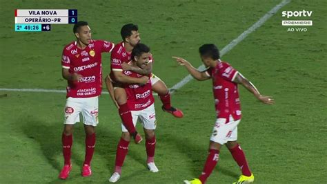 Vídeo Vila Nova 1 X 0 Operário Pr Melhores Momentos 3ª Rodada