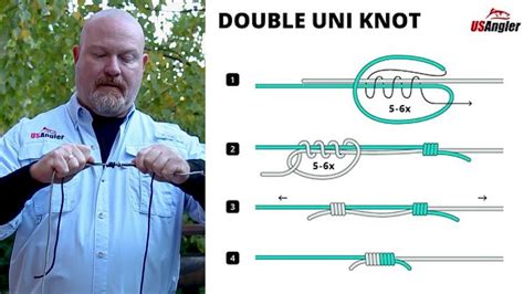 How To Tie The Double Uni Knot Quickest Easiest Way YouTube