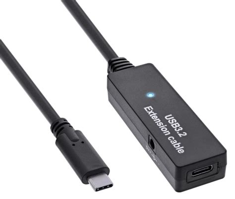 Usb 3 2 Gen 1 Active Extension Usb C Male To Usb C Female 5m Kvm