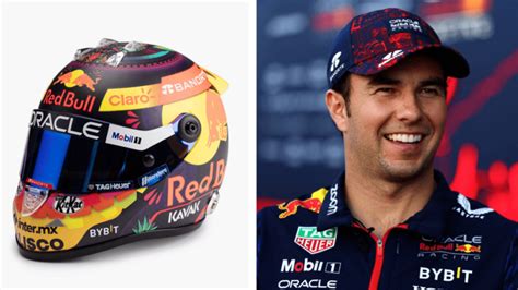 Checo Pérez Así Es El Casco Que Usará En El Gp De México 2023