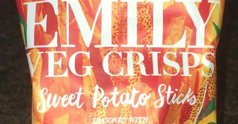 Foodstuff Finds Emily Veg Crisps Sweet Potato Sticks Chilli And Lime