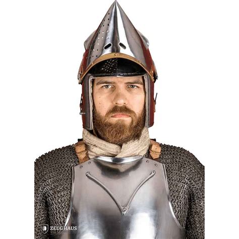 Houndskull Churburg Bascinet Helmet Polished