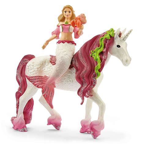 Set Figurine Schleich Bayala Sirena Feya Pe Unicorn Subacvatic Emag Ro