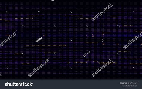Random Ascii Characters Computer Security Glitch Stock Vector Royalty